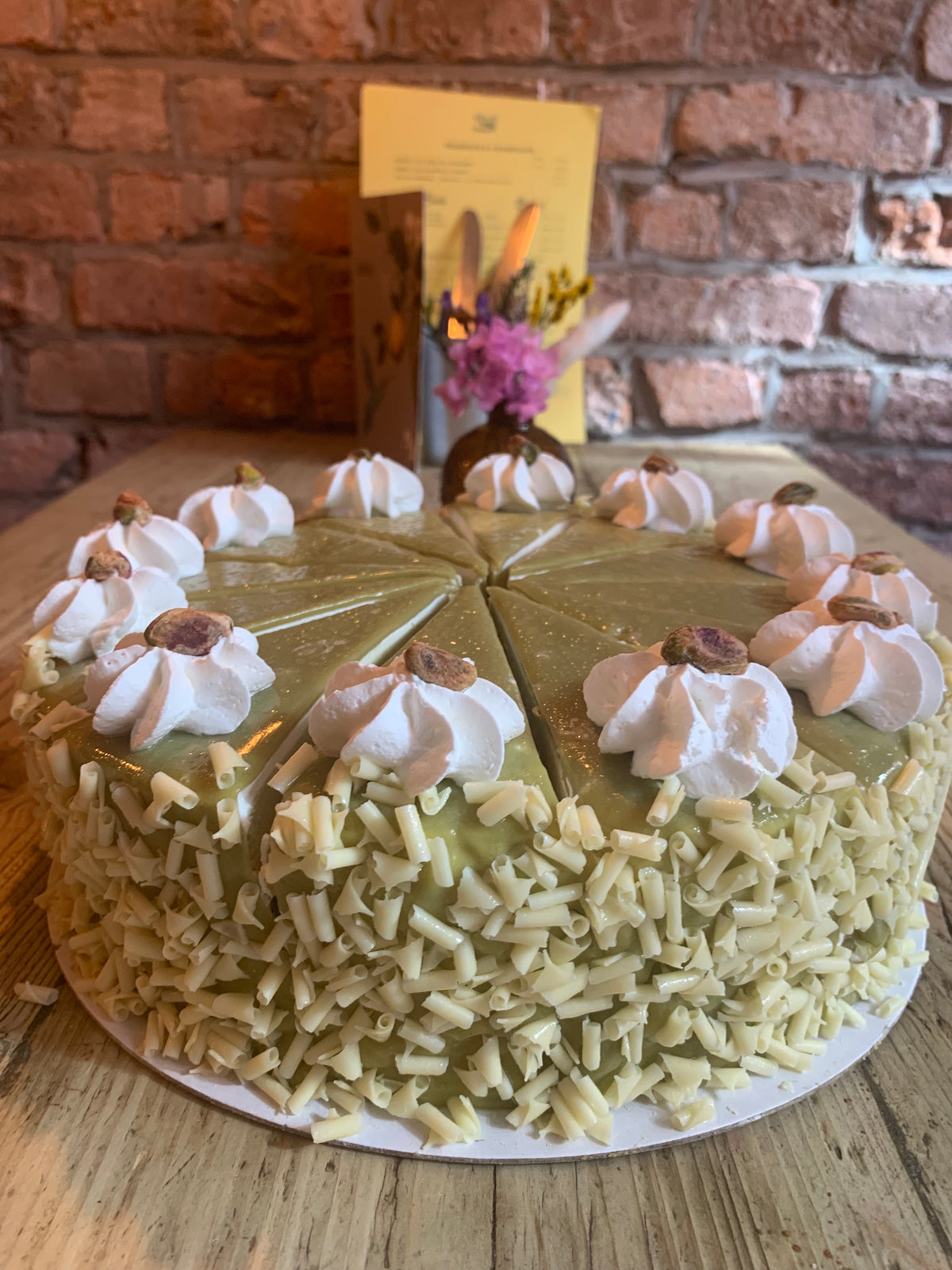 Pistachio Cake - Treveli (Vegetarian and Halal) | Sicilian NQ