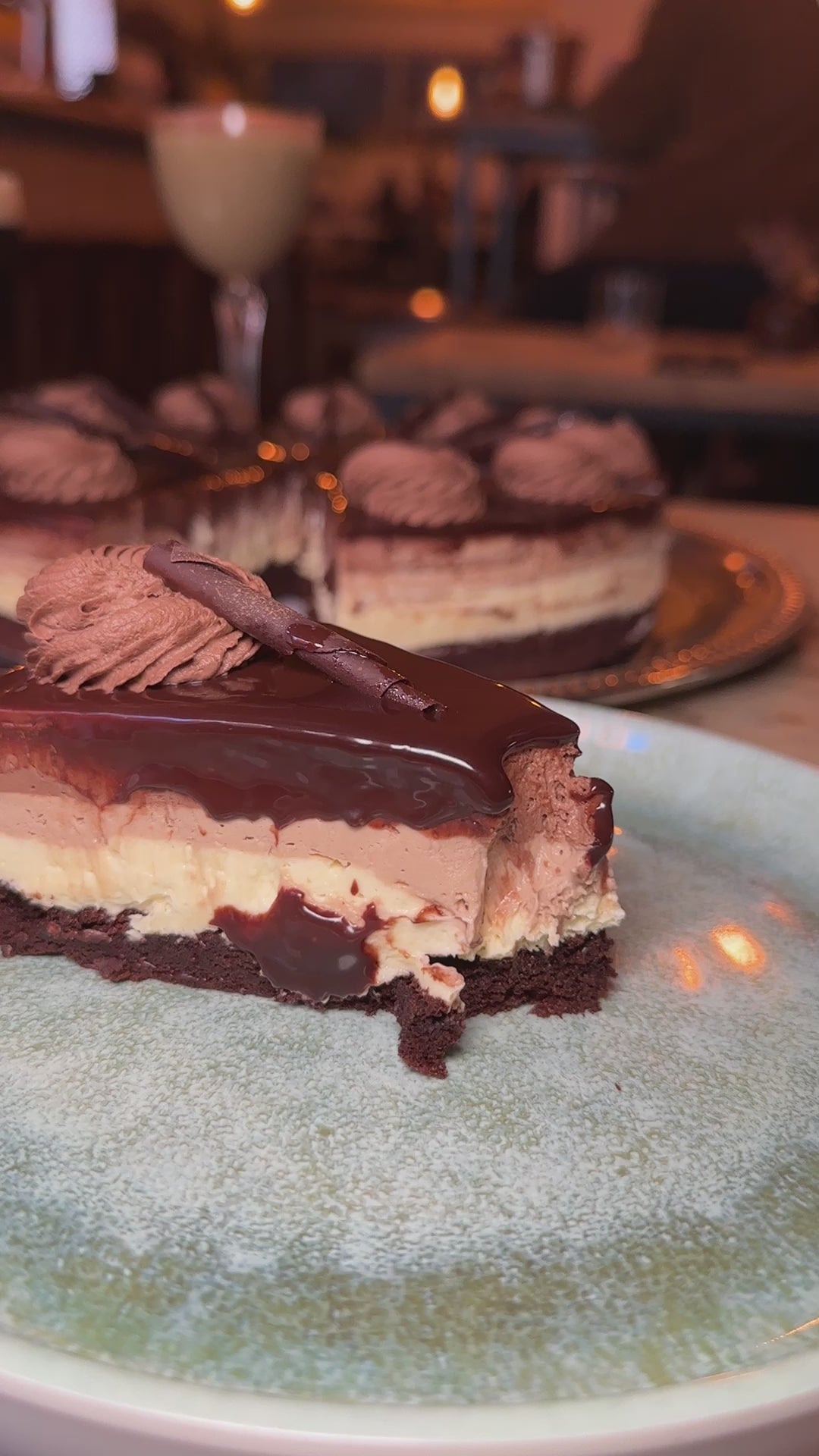 Chocolate Cake Slice - Treveli (Vegetarian and Halal) | Sicilian NQ